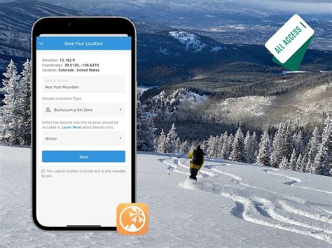 save 15 custom locations anywhere on earth opensnow
