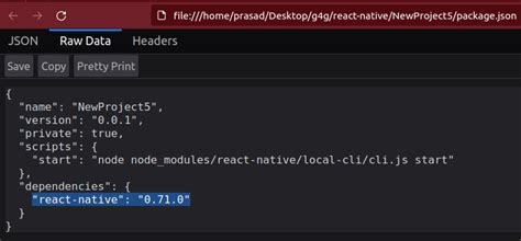 How To Check The Version Of React Native Geeksforgeeks