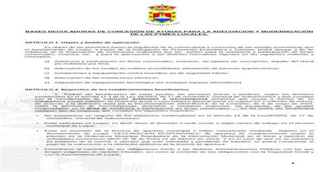 BASES REGULADORAS DE CONCESIÓN DE Los elementos no podrán llevar