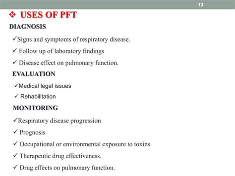 Pulmonary Function Testpptx Lung And Respiratory Health Diseases
