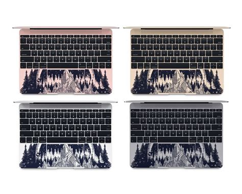 Star Compass Skin Macbook Air 13 Mountains Forest Macbook Pro Etsy