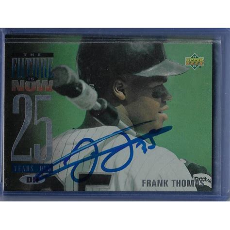 Frank Thomas Upper Deck Autographed Card SportsGraphing