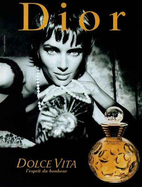 CAMPAIGN DIOR DOLCE VITA FRAGRANCE 1997 Christian Dior Fragrance Ad