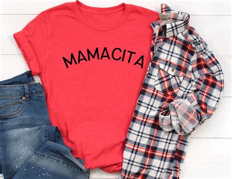 Mamacita Shirt For Women Mom Shirt Funny Mom Shirt Ts Etsy