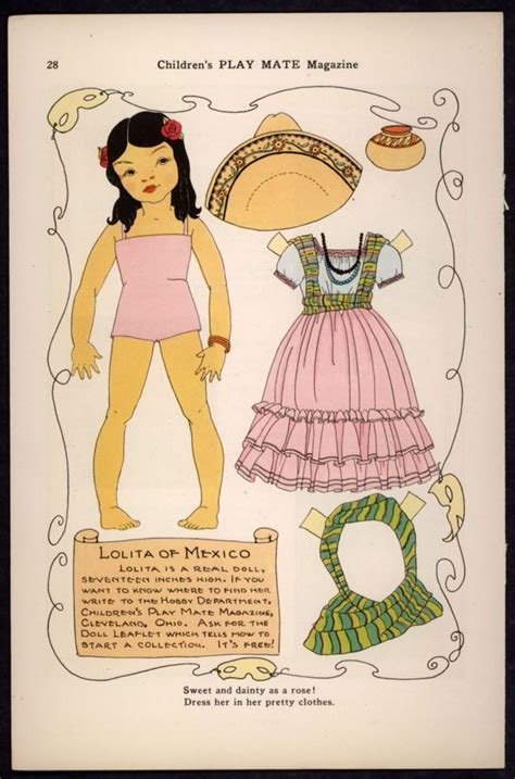 Vintage Playmates Play Mate Newspaper Paper Paper Doll House Punch