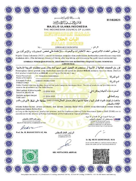 Ketetapan Halal Mui S500 Actiplus Pdf