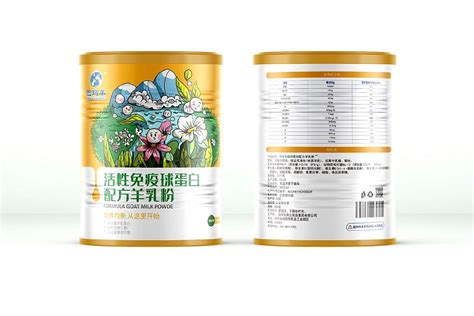 羊奶粉包装设计开开6 站酷zcool