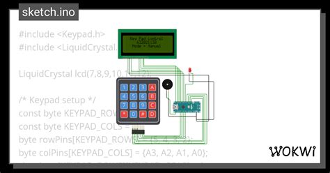 keypad 632021138 wokwi esp32 stm32 arduino simulator