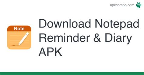 Notepad Reminder And Diary Apk Android App Free Download