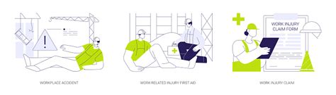 Workrelated Injuries And Illnesses Abstract Concept Vector