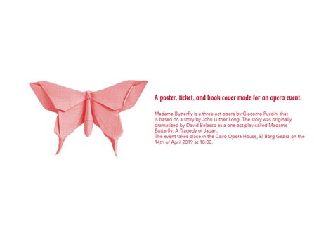 Madame Butterfly Opera Event On Behance