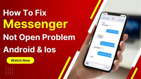 How To Fix Messenger App Not Open Problem Android Ios YouTube