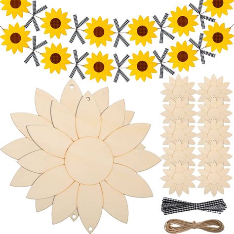 Sunflower Template To Cut Out