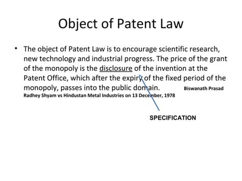 Basics Of Specification Drafting Ppt