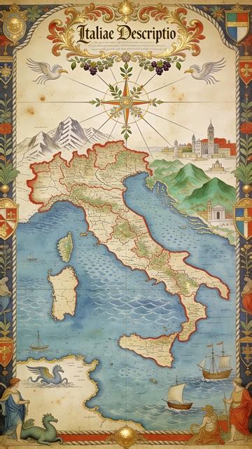 Free Renaissance Island Map Stock Images Stockcake