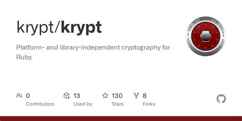 GitHub Krypt Krypt Platform And Library Independent Cryptography For Ruby