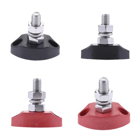 4pieces Red And Black Junction Block Power Post Vicedeal
