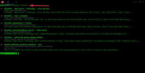 How To Google Search From Commandline Using Googler OSTechNix