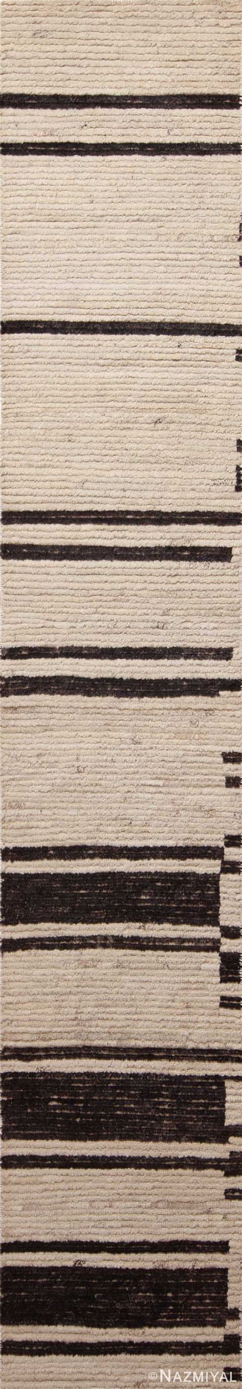 Nazmiyal Collection One Of A Kind Minimalist Primitive Cream Charcoal