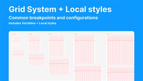 Grid System Local Styles Figma