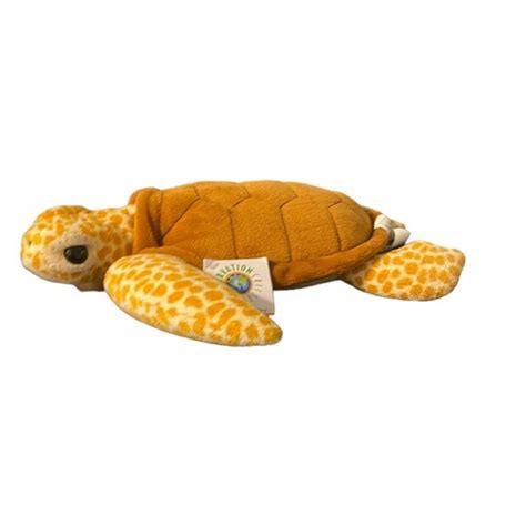 Wildlife Artists Toys Wildlife Artist Inc Orange Sea Loggerhead Turtle Plush 3 Critter