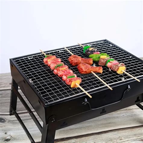Small Aluminum Baking Steel Charcoal Bbq Grill