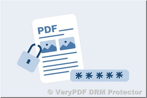how to use verypdf drm protector to lock pdf documents and restrict the
