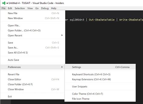 Setting The Default File Type For A New File In VS Code