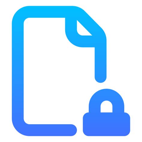 File Generic Gradient Icon
