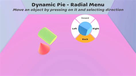 Dynamic Pie Radial Menu