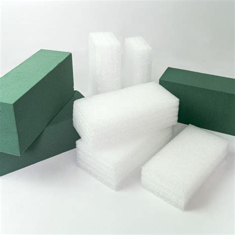 Flower Foam White Floral Sponge Pe Foam Wet Floral Foam Flower