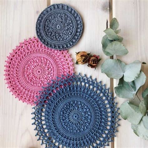 Салфетки крючком схемы с описанием 110 фото простых и сказочно красивых новинок