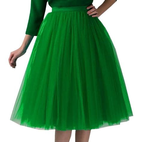 Brdfrl Womens Short Knee Length Night Out Bridal Casual Tulle Skirt