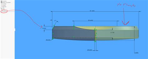 Highlight Surface In Part See Sketch Overlaid Please Help To