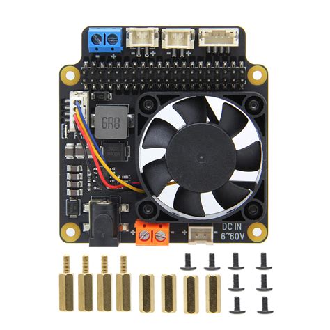 Buy Geekworm For Raspberry Pi B B B X V Power Management PWM Cooling Board With Wide