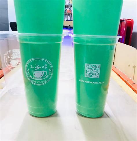 สกรีนแก้ว แก้วชา แก้วกาแฟ Pp20ออน 1 สี 20 000 ใบ พร้อมจัดส่งลูกค้า รับสกรีนแก้วกาแฟ