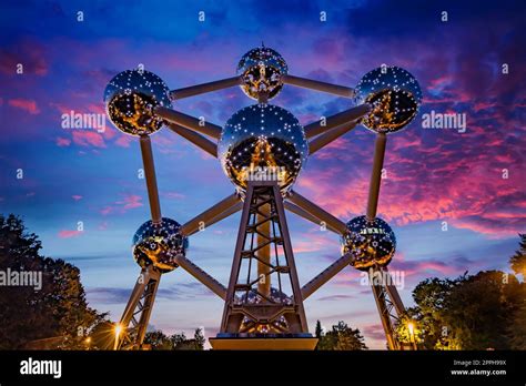 The Atomium The Famous Landmark Of Brussels Belgium Stock Photo Alamy