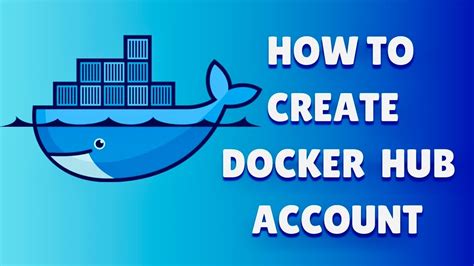 how to create docker hub account docker repository and docker token
