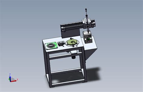 圆盘自动寻位打钉机构 SOLIDWORKS 2018 模型图纸下载 懒石网