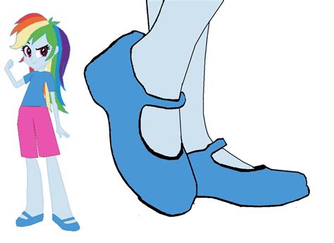 Rainbow Dash Eqg In Mary Janes By Brendyflatsmjff On Deviantart