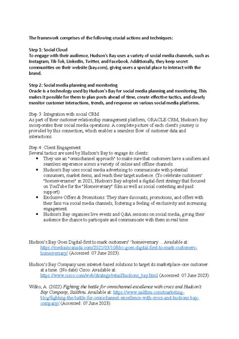 Social Framework No Additional Notes The Framework Comprises Of The Following Crucial