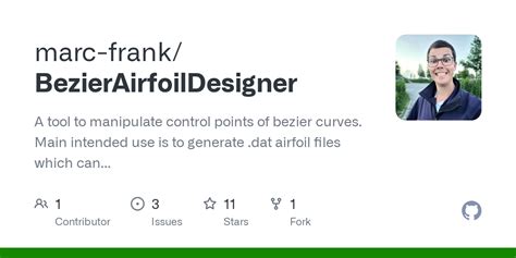 Github Marc Frankbezierairfoildesigner A Tool To Manipulate Control