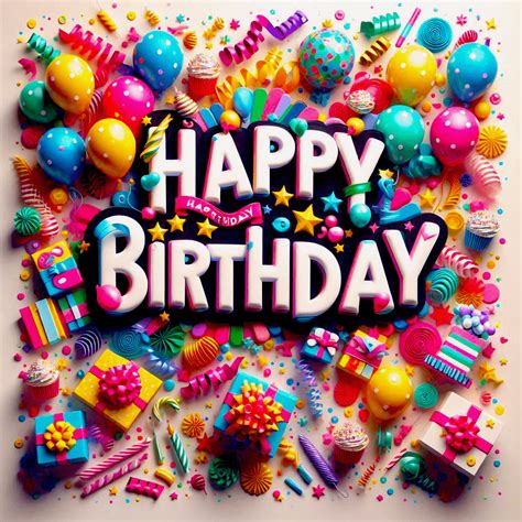 Happy Birthday Hd 3d Wallpaper Background