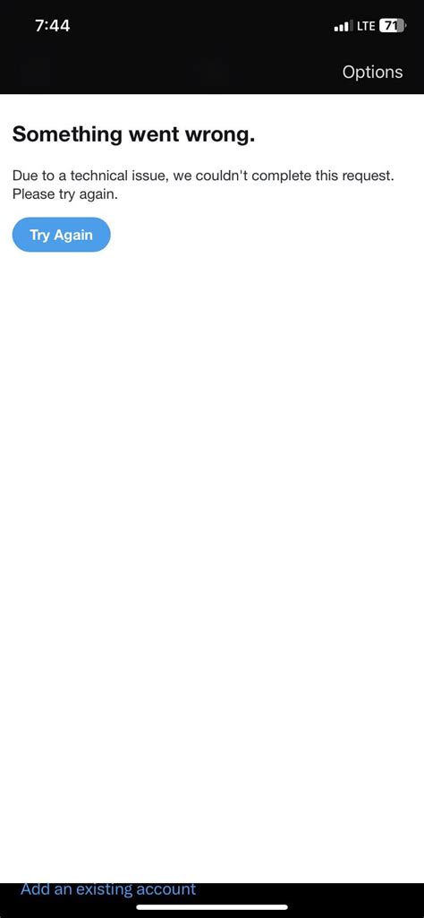 Cant Access My Twitter Account Due To Error Something Went Wrong Due