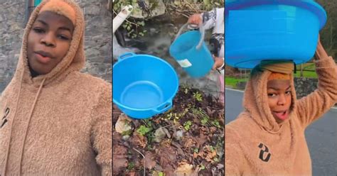 You Still Wan Come — Nigerian Lady Reveals Struggle To Get Water In