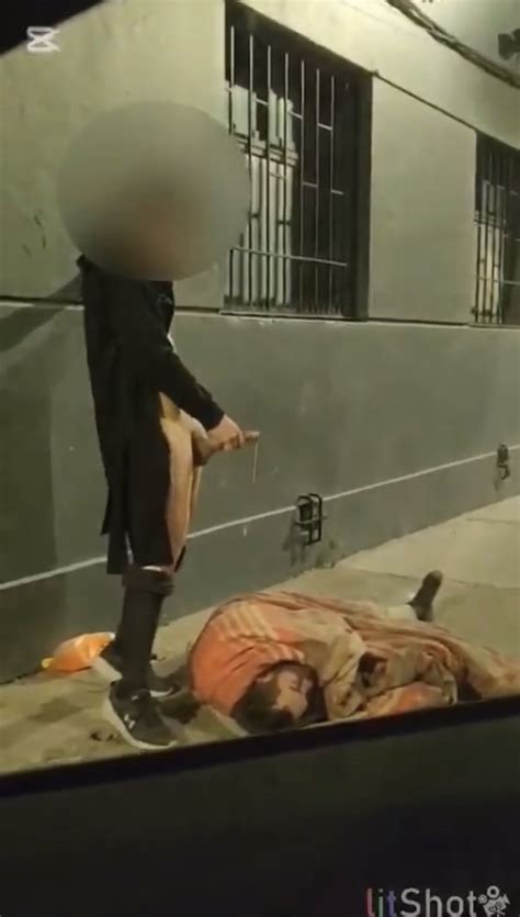 Exhib Bates Over And Cums On Homeless