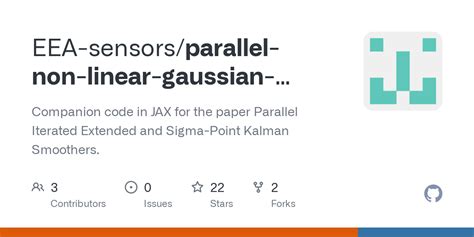 Github Eea Sensorsparallel Non Linear Gaussian Smoothers Companion