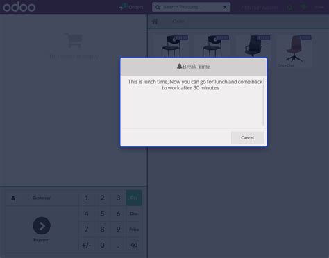 Odoo POS Custom Messages WebKul
