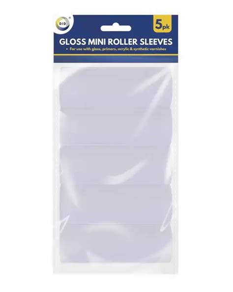 5pk 4 Gloss Mini Roller Sleeves