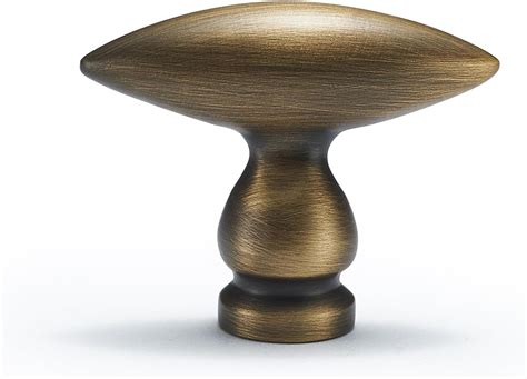 Firsorca 4 Pack Brushed Brass Cabinet Knobs Pulls Vintage Cupboard Dresser Knob Modern Simple